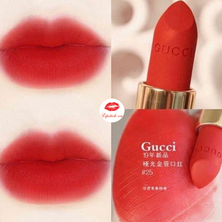 Bảng Màu Son Gucci Rouge À Lèvres Matte Lipstick - Son Guerlain
