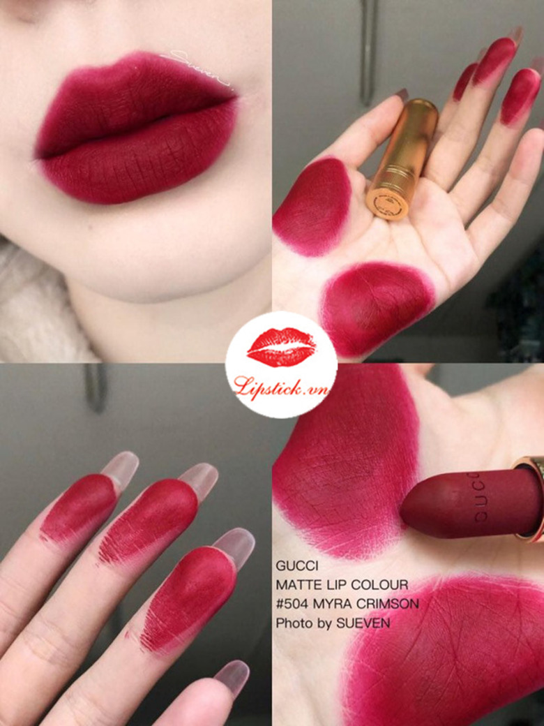 Bảng Màu Son Gucci Rouge À Lèvres Matte Lipstick - Son Guerlain